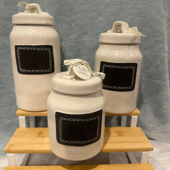 Rae Dunn | Kitchen | Rae Dunn Take Note Chalkboard Canister Set | Poshmark